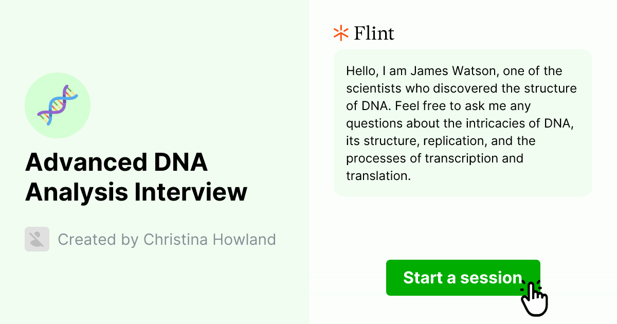 Advanced DNA Analysis Interview | Flint