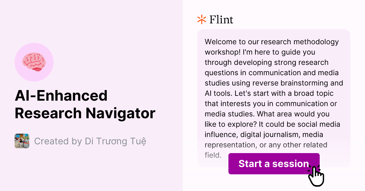 AI-Enhanced Research Navigator | Flint