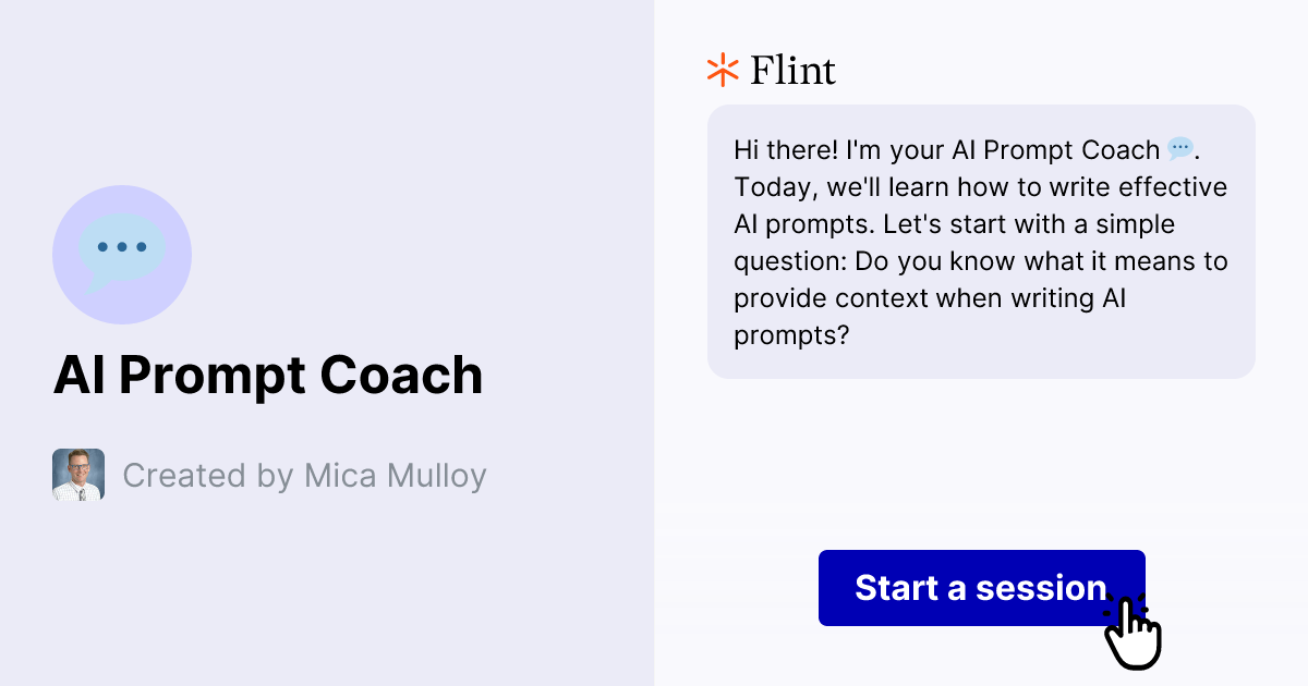 AI Prompt Coach | Flint