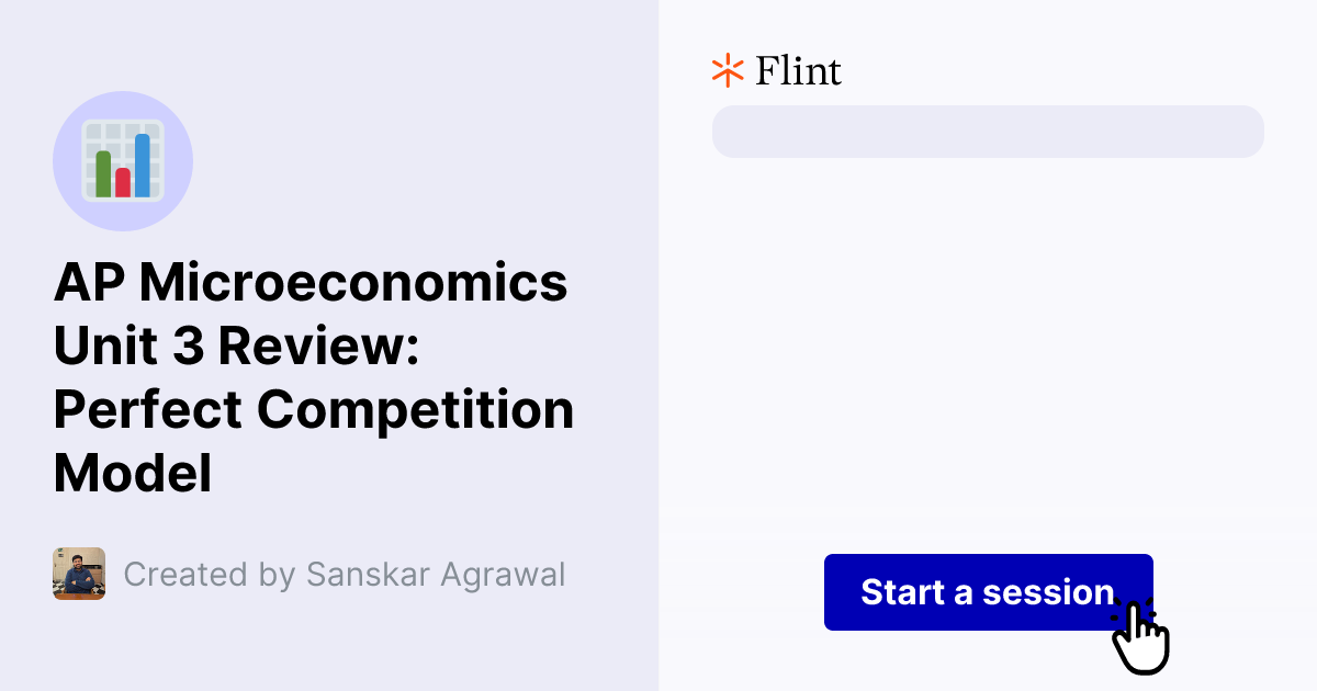AP Microeconomics Unit 3 Review: Perfect Competition Model | Flint