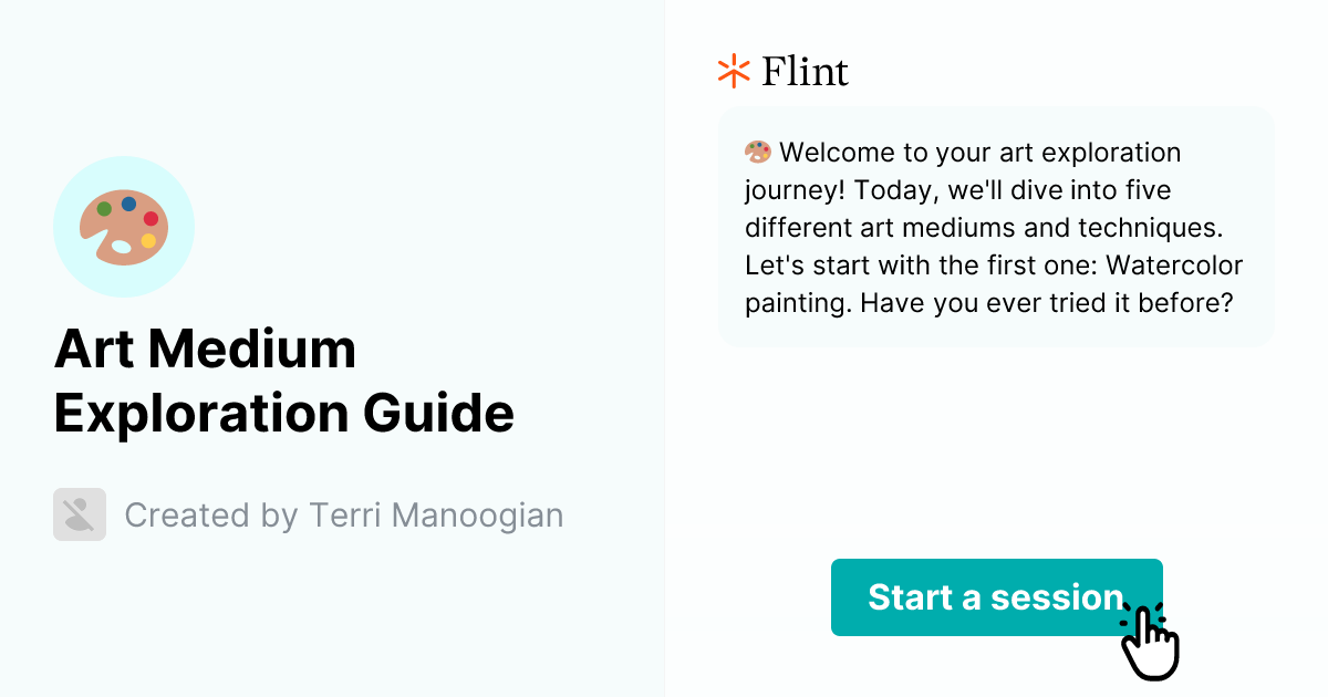 Art Medium Exploration Guide | Flint