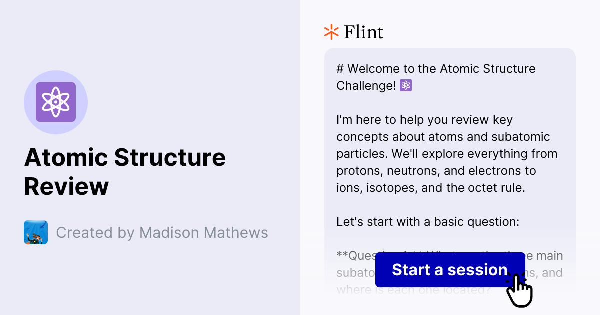 Atomic Structure Review | Flint