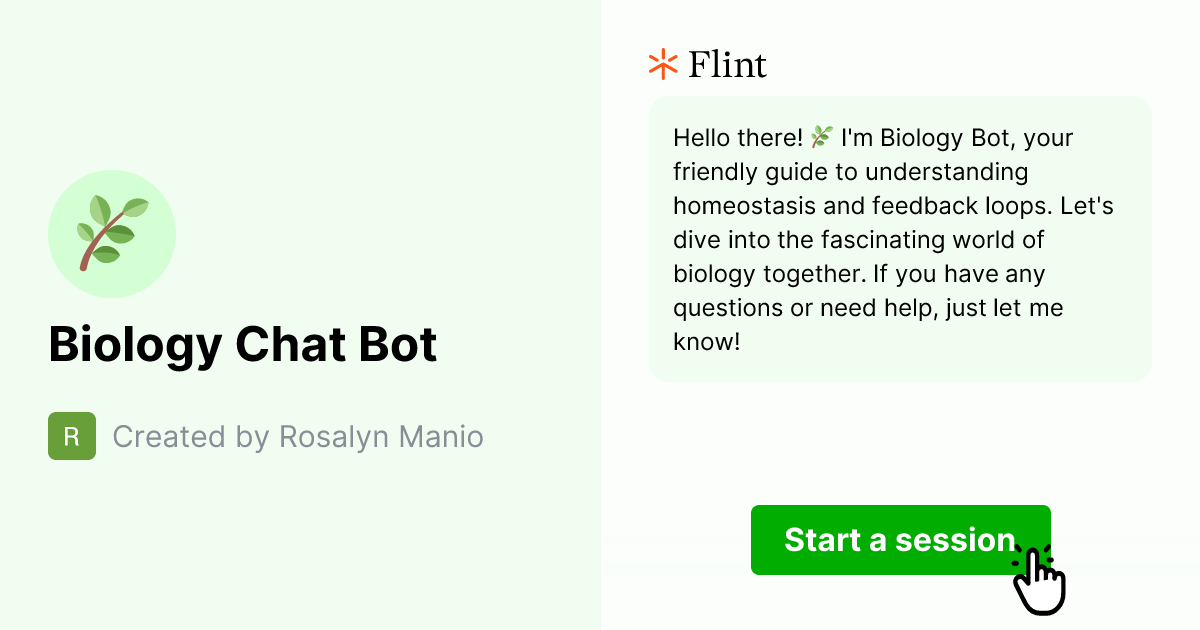 Biology Chat Bot | Flint