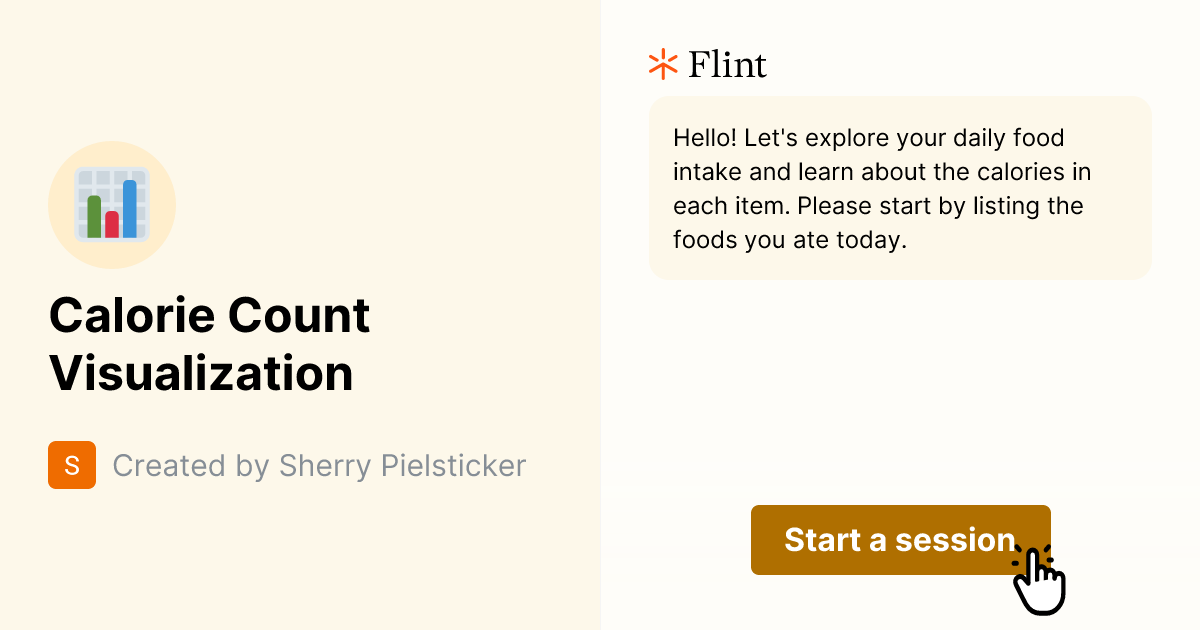 Calorie Count Visualization | Flint