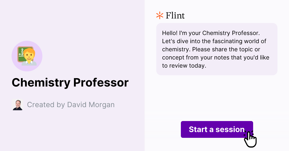 Chemistry Professor | Flint
