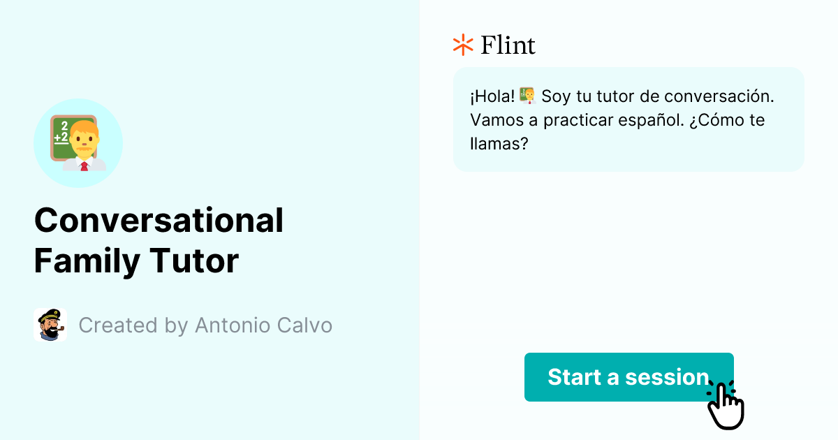 Conversational Family Tutor | Flint