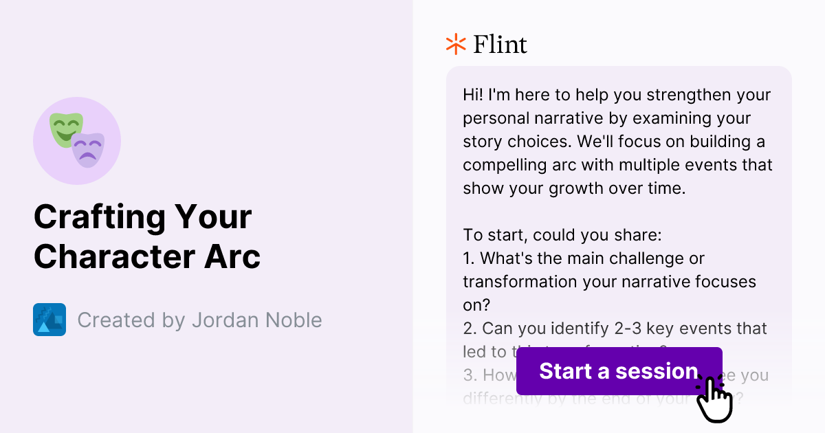 Crafting Your Character Arc | Flint