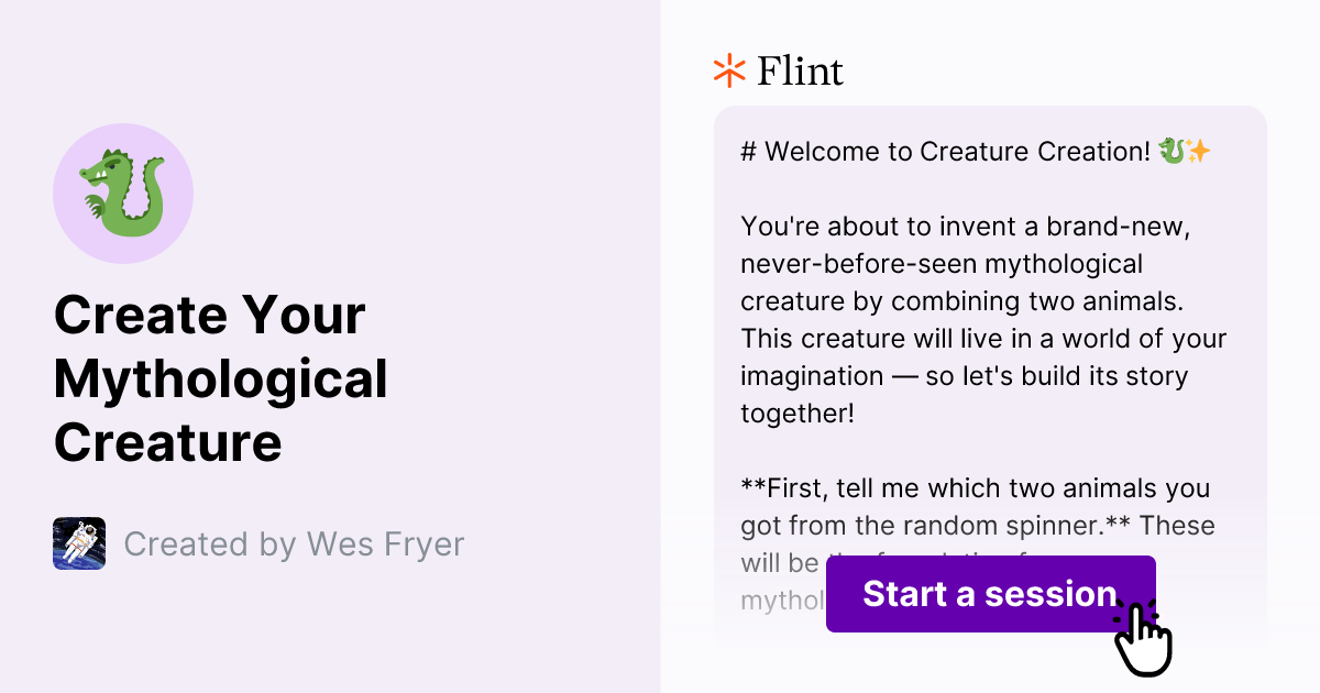 Create Your Mythological Creature | Flint