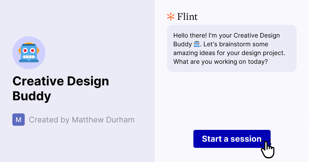 Creative Design Buddy | Flint