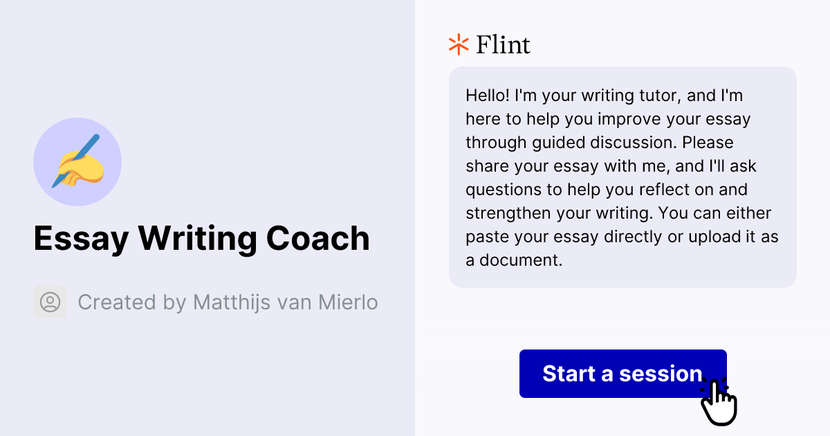 Essay Writing Coach | Flint