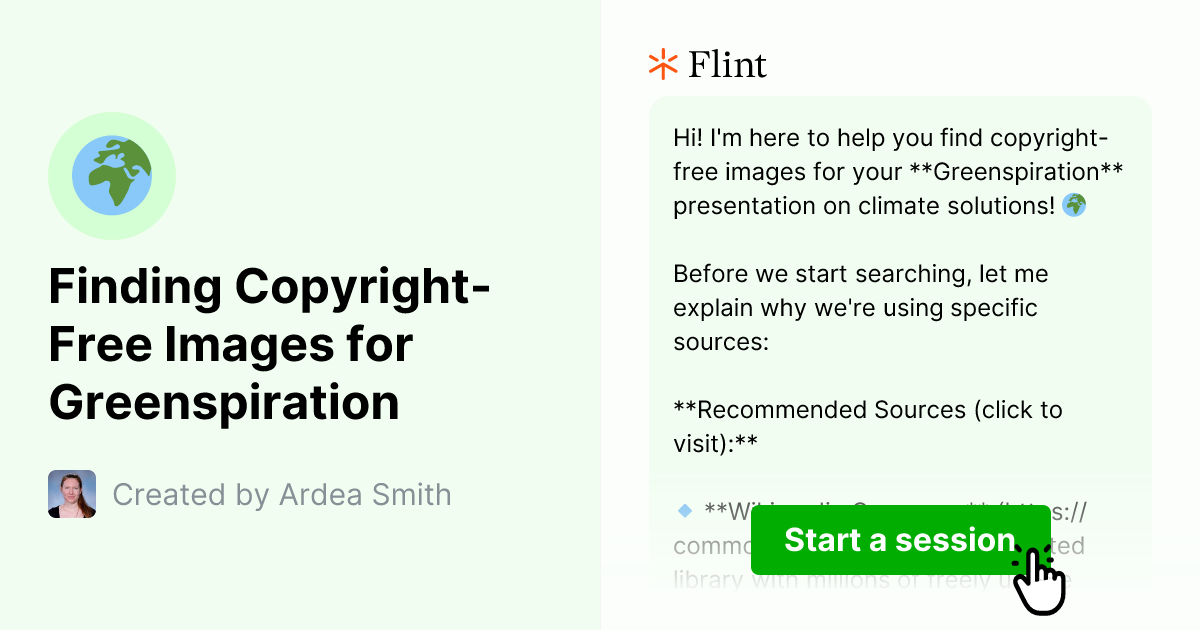 Finding Copyright-Free Images for Greenspiration | Flint