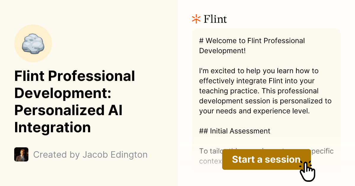 Flint Professional Development: Personalized AI Integration | Flint