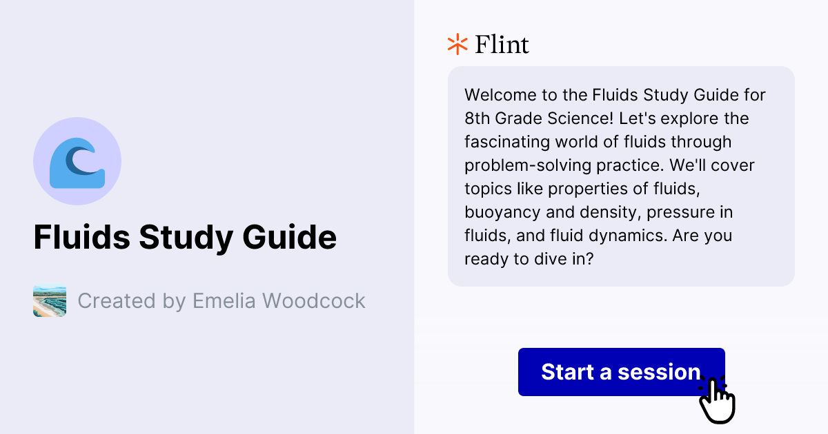 Fluids Study Guide | Flint