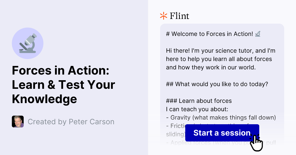 Forces in Action: Learn & Test Your Knowledge | Flint