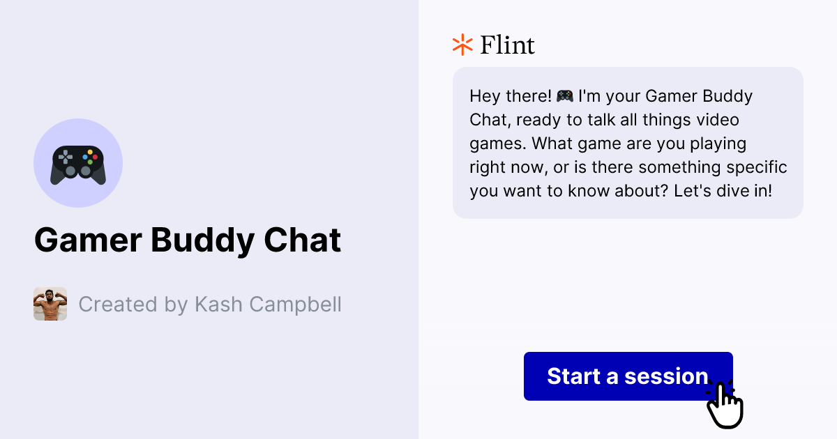 Gamer Buddy Chat | Flint