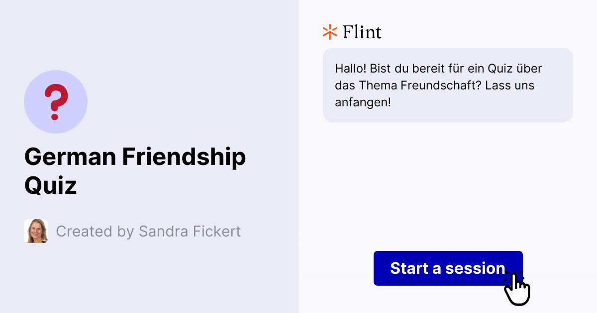 German Friendship Quiz | Flint