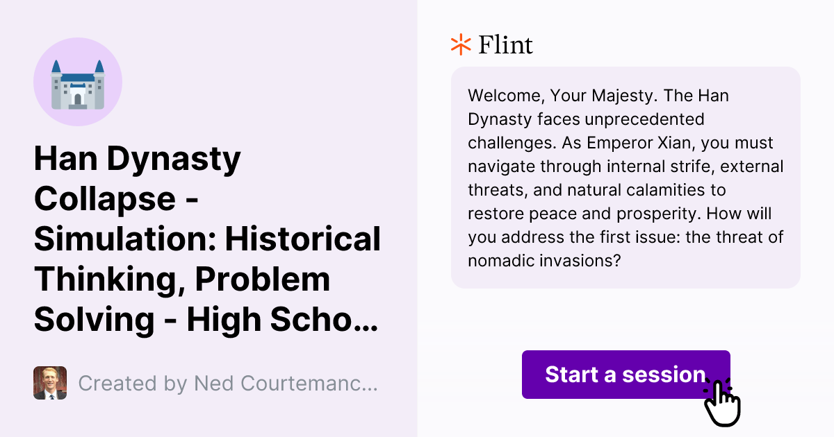 Han Dynasty Collapse - Simulation: Historical Thinking, Problem Solving ...
