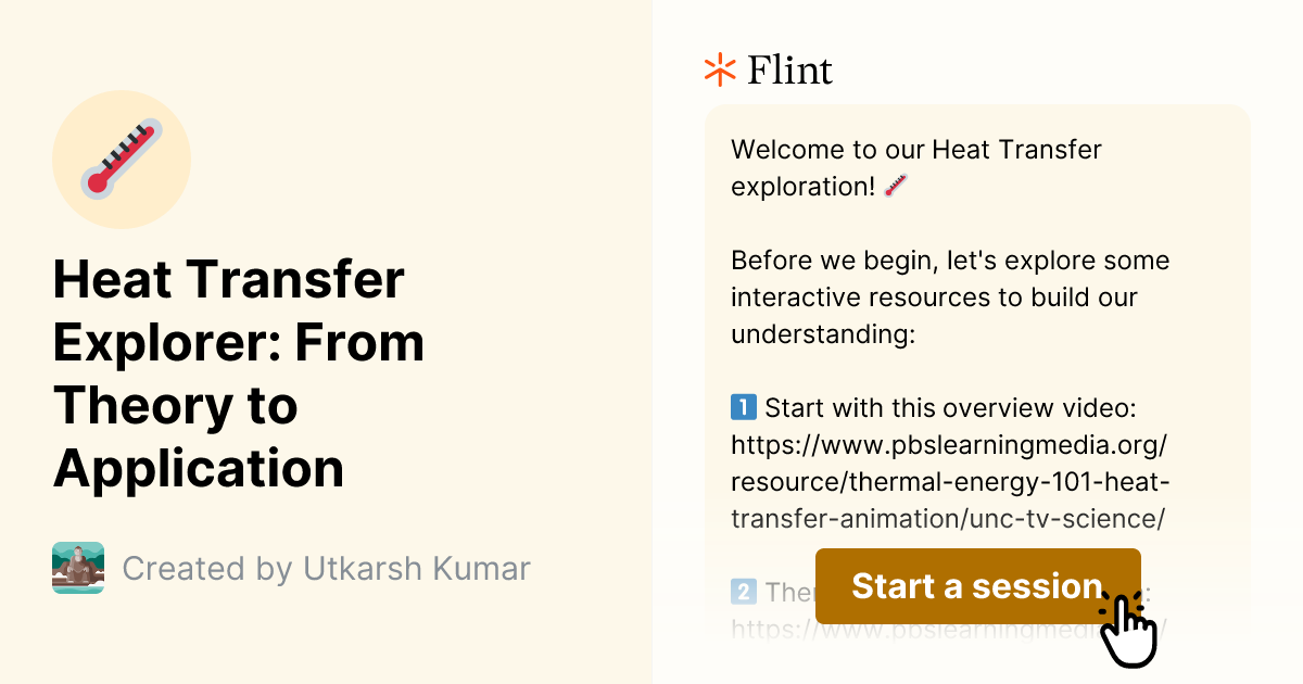 Heat Transfer Explorer: From Theory to Application | Flint