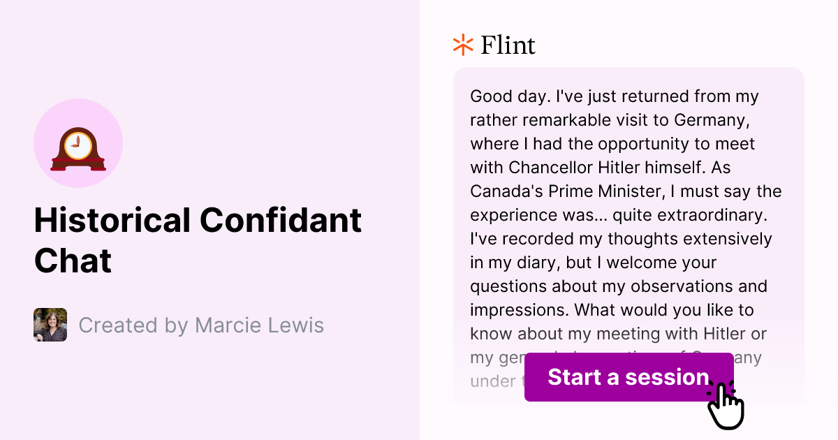 Historical Confidant Chat | Flint