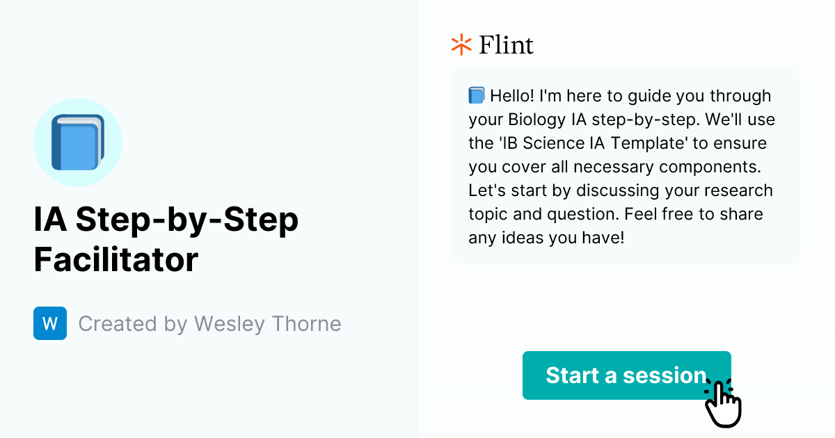 IA Step-by-Step Facilitator | Flint