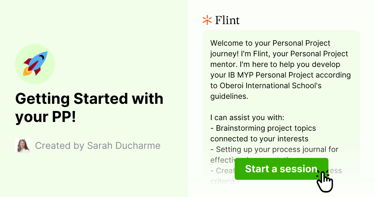 Getting Started with your PP! | Flint