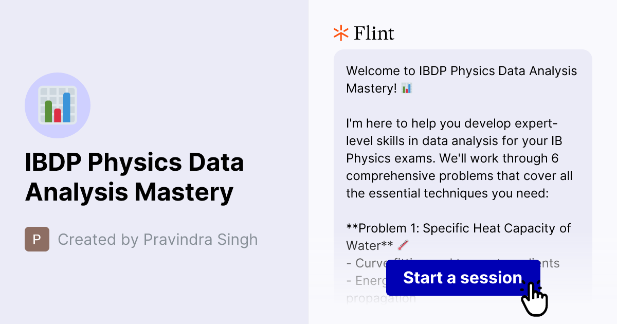 IBDP Physics Data Analysis Mastery | Flint