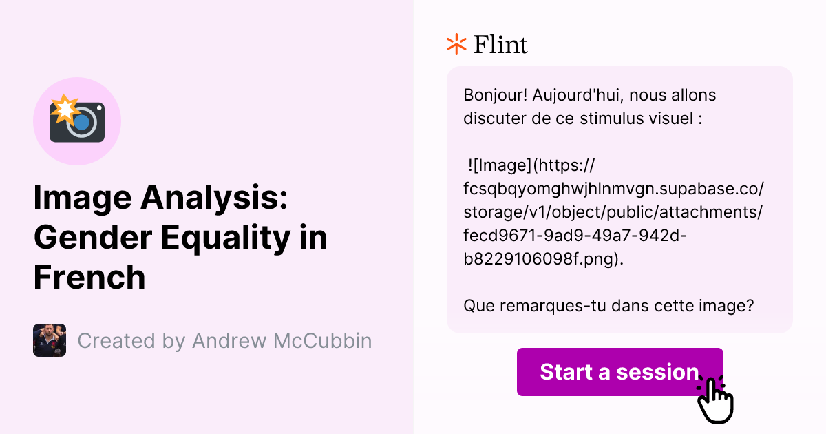 Image Analysis: Gender Equality in French | Flint