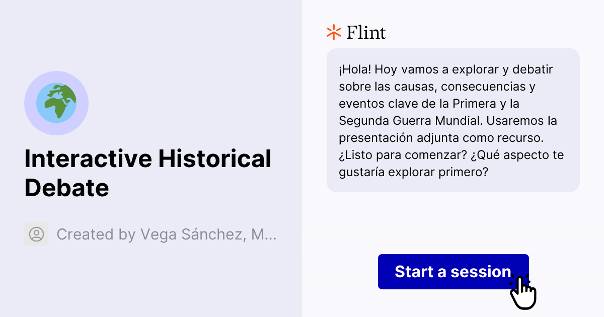 Interactive Historical Debate | Flint