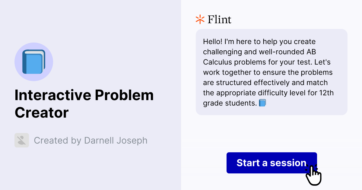 Interactive Problem Creator | Flint