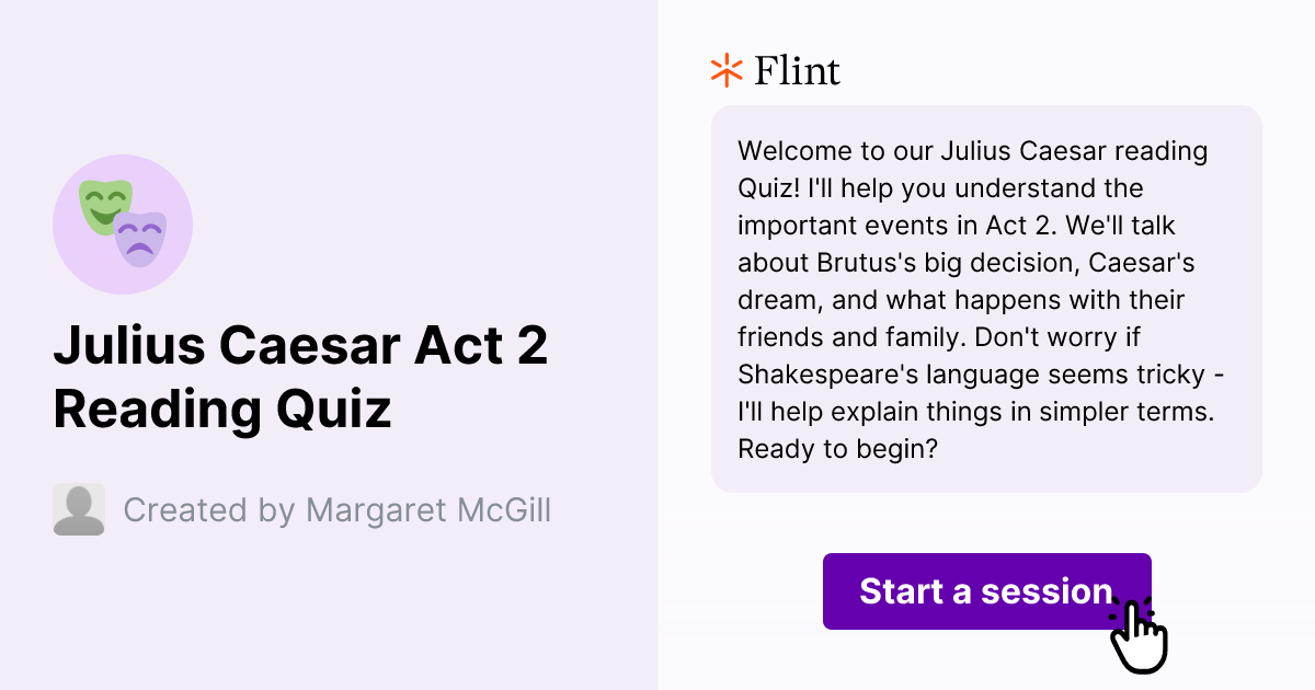 Julius Caesar Act 2 Reading Quiz | Flint