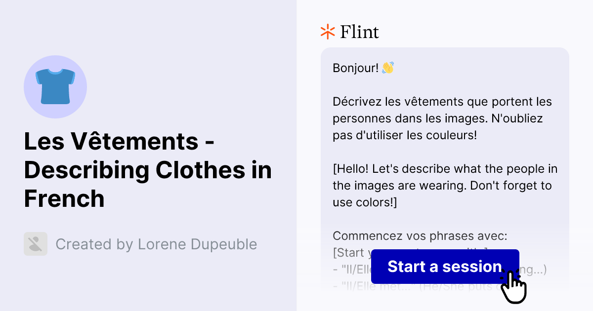 Les Vêtements - Describing Clothes in French | Flint