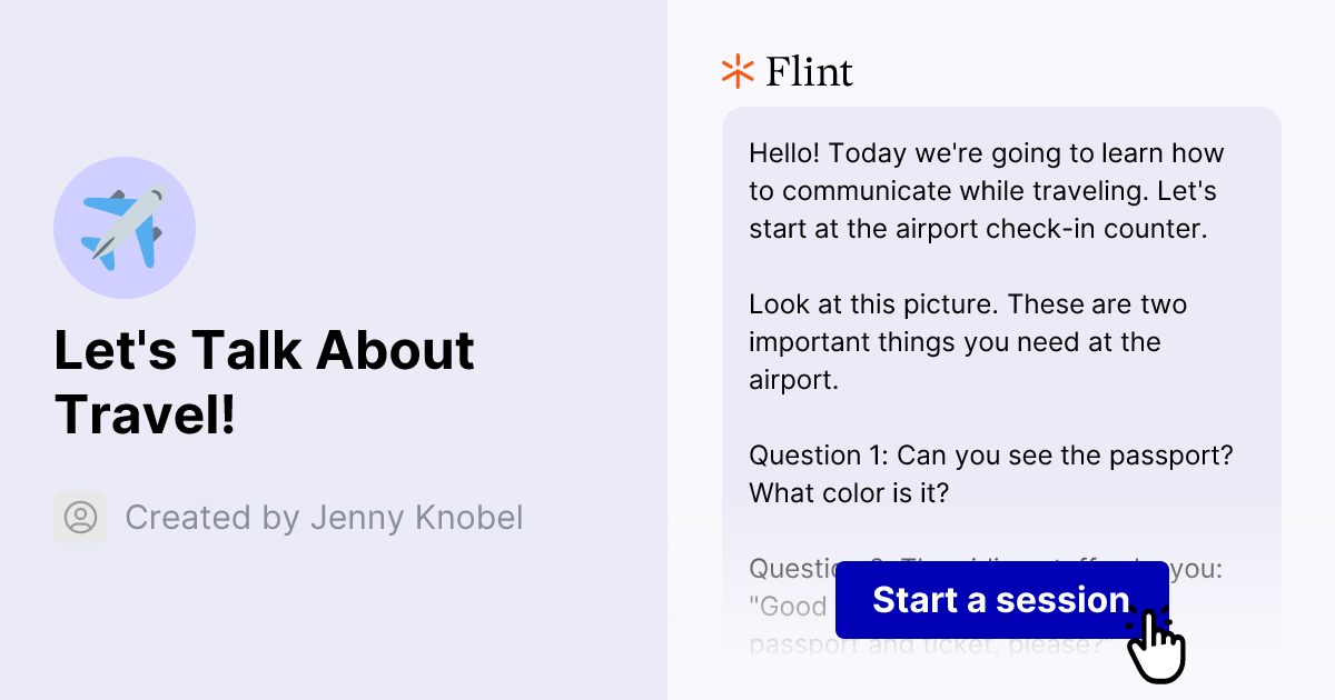 Let's Talk About Travel! | Flint