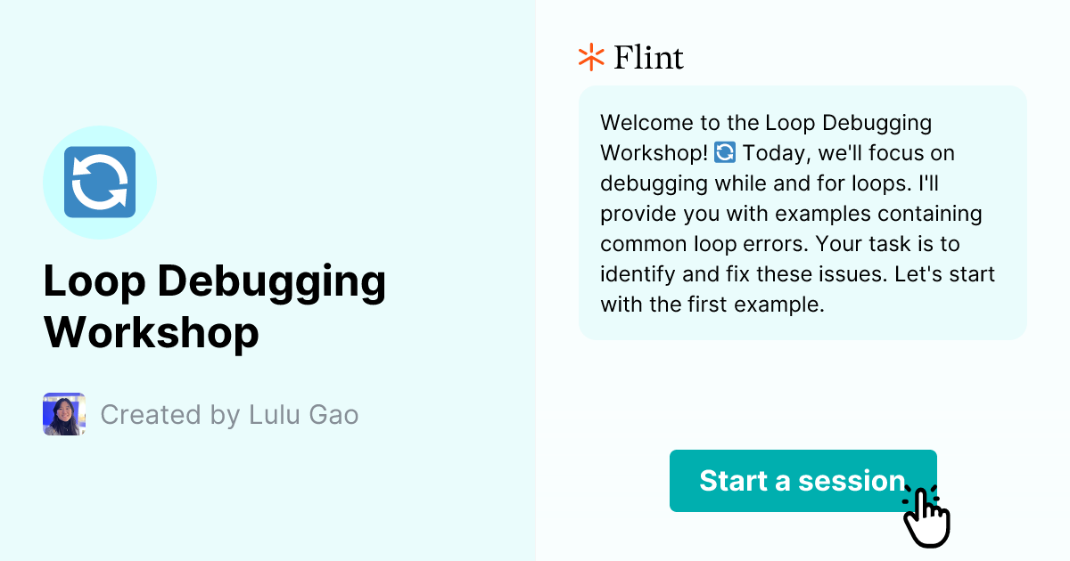 Loop Debugging Workshop | Flint