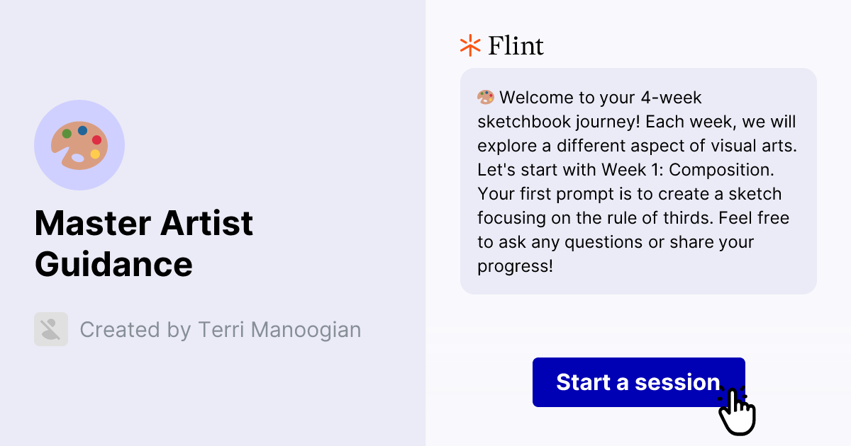 Master Artist Guidance | Flint