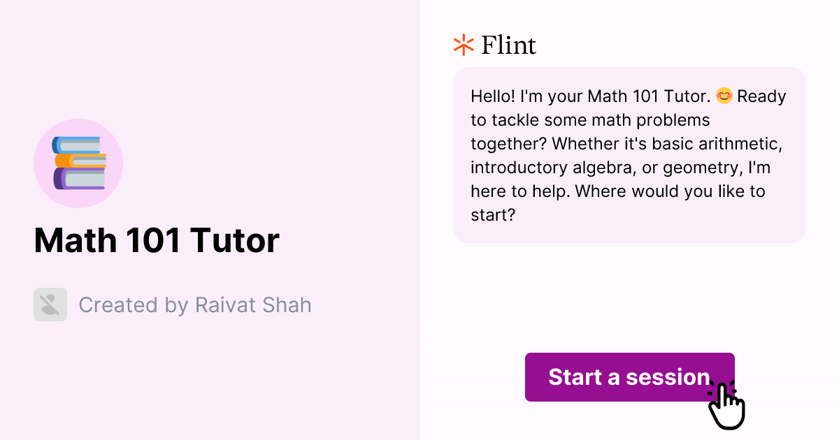 Math 101 Tutor | Flint