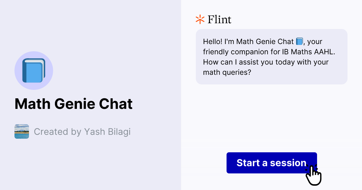 Math Genie Chat | Flint