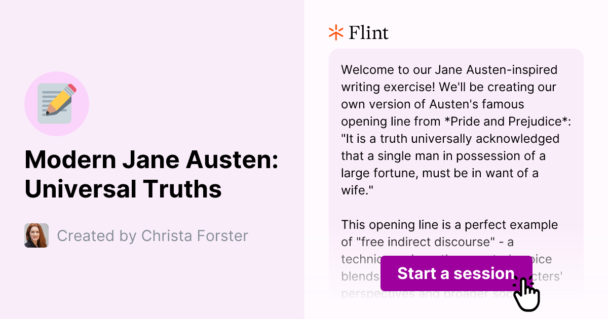 Modern Jane Austen: Universal Truths | Flint