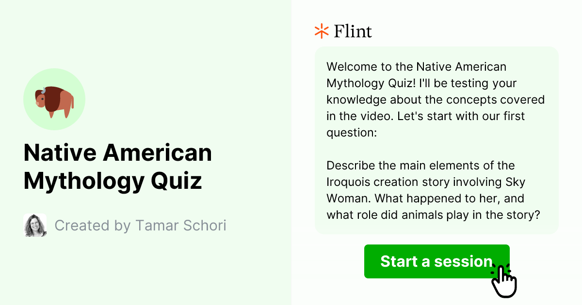 Native American Mythology Quiz | Flint