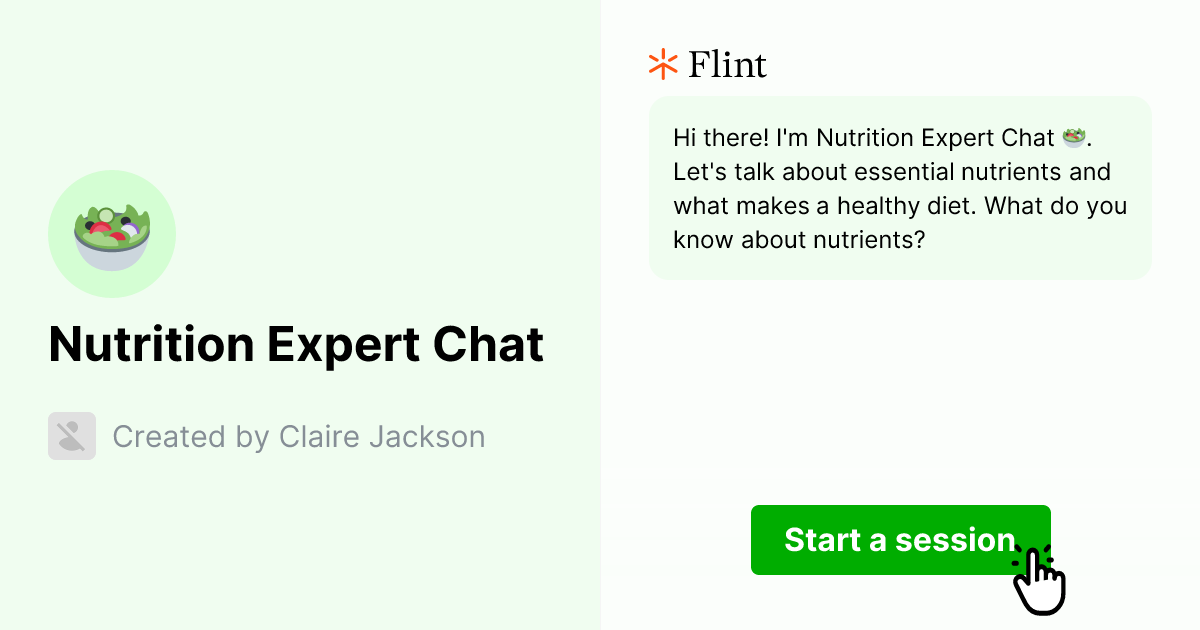 Nutrition Expert Chat | Flint