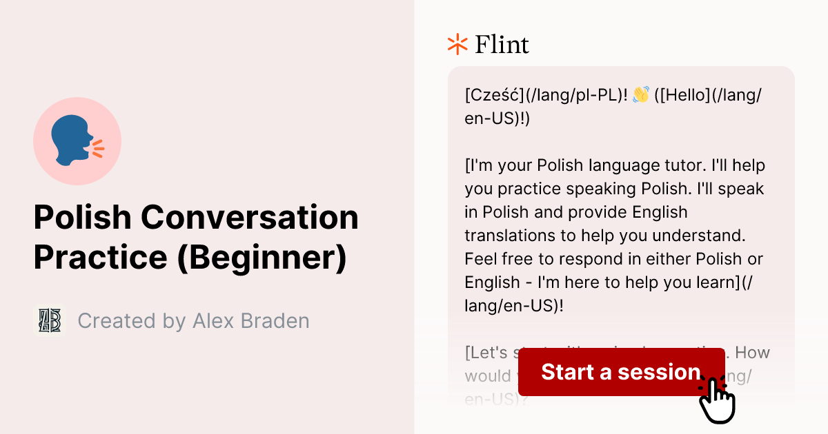 Polish Conversation Practice (Beginner) | Flint