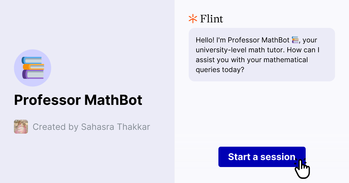 Professor MathBot | Flint