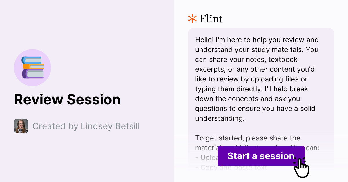 Review Session | Flint