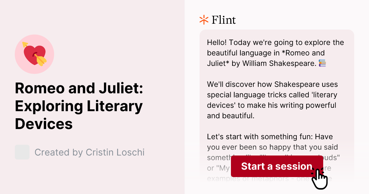 Romeo and Juliet: Exploring Literary Devices | Flint