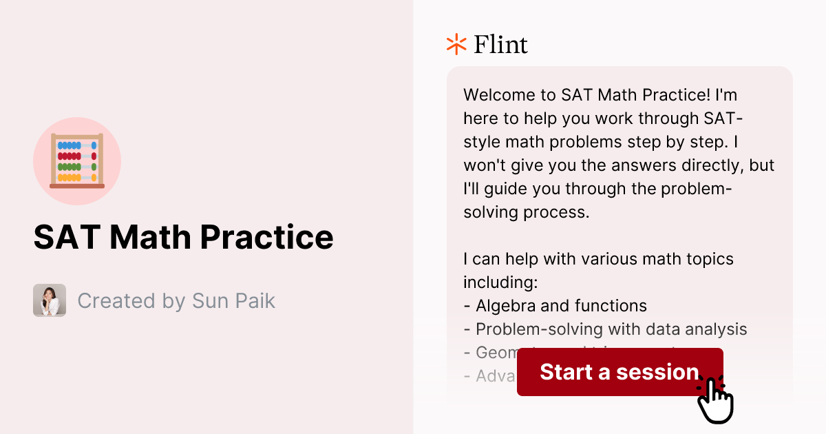 SAT Math Practice | Flint