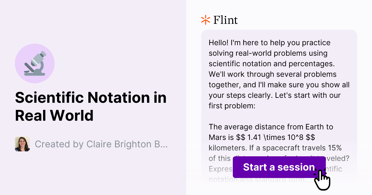 Scientific Notation in Real World | Flint