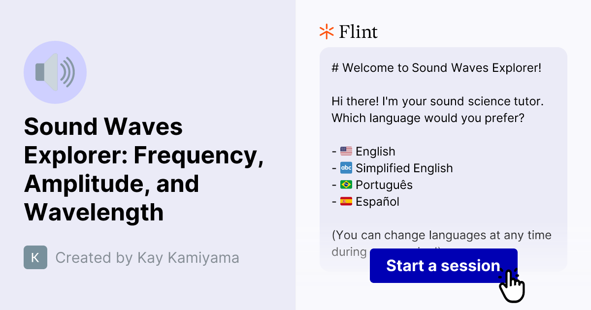 Sound Waves Explorer: Frequency, Amplitude, and Wavelength | Flint