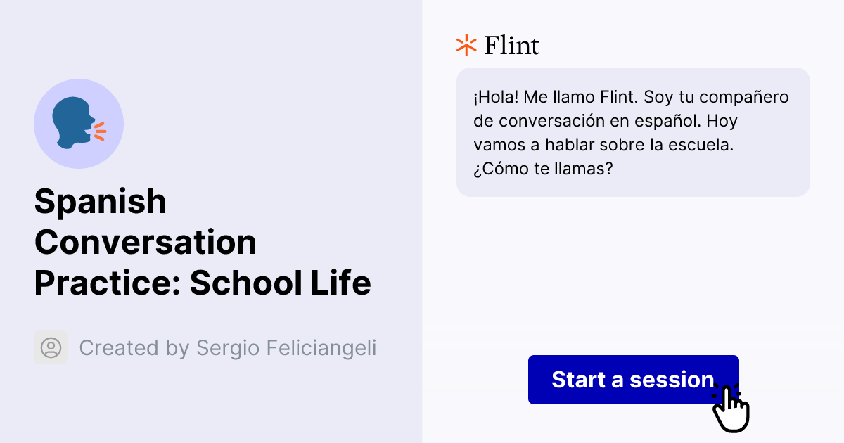 Spanish Conversation Practice: School Life | Flint