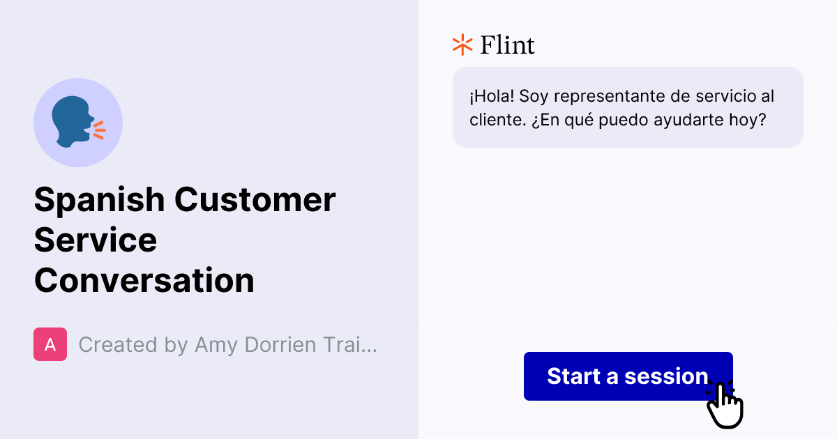 Spanish Customer Service Conversation | Flint