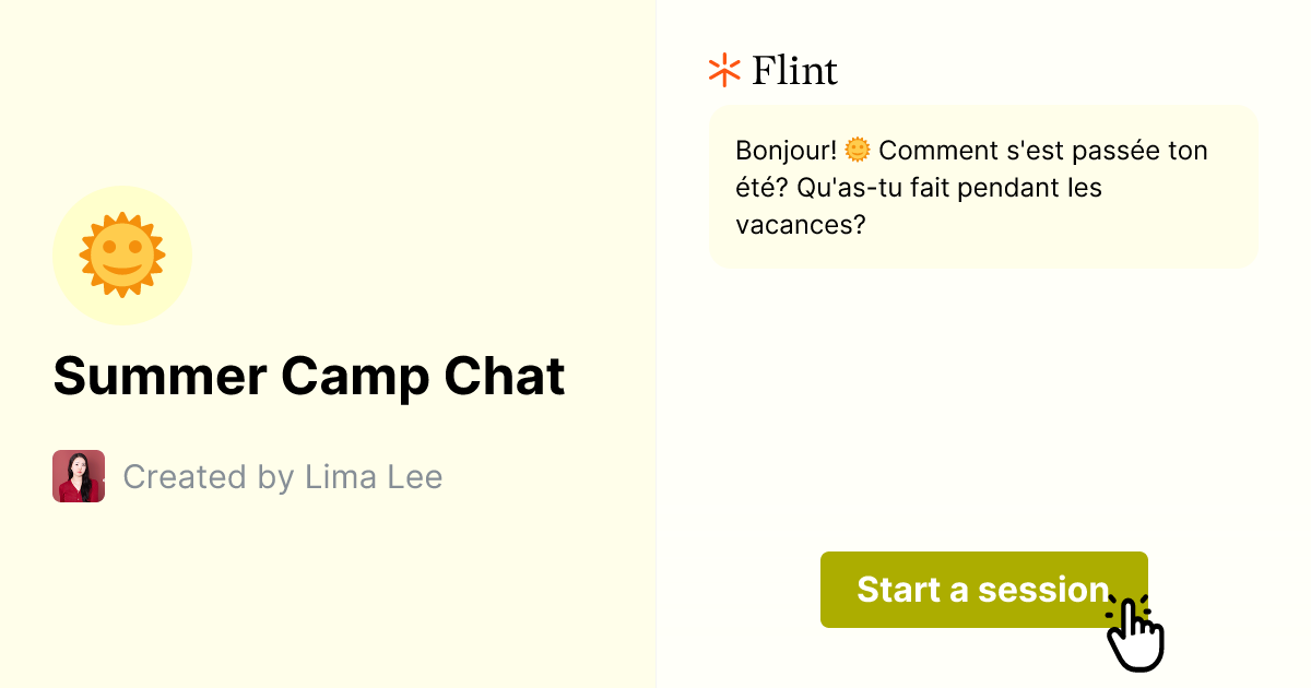 Summer Camp Chat | Flint