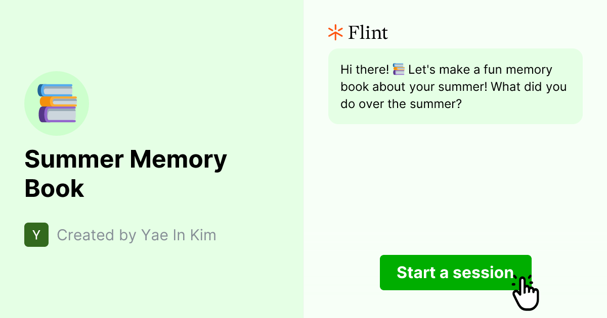 Summer Memory Book | Flint